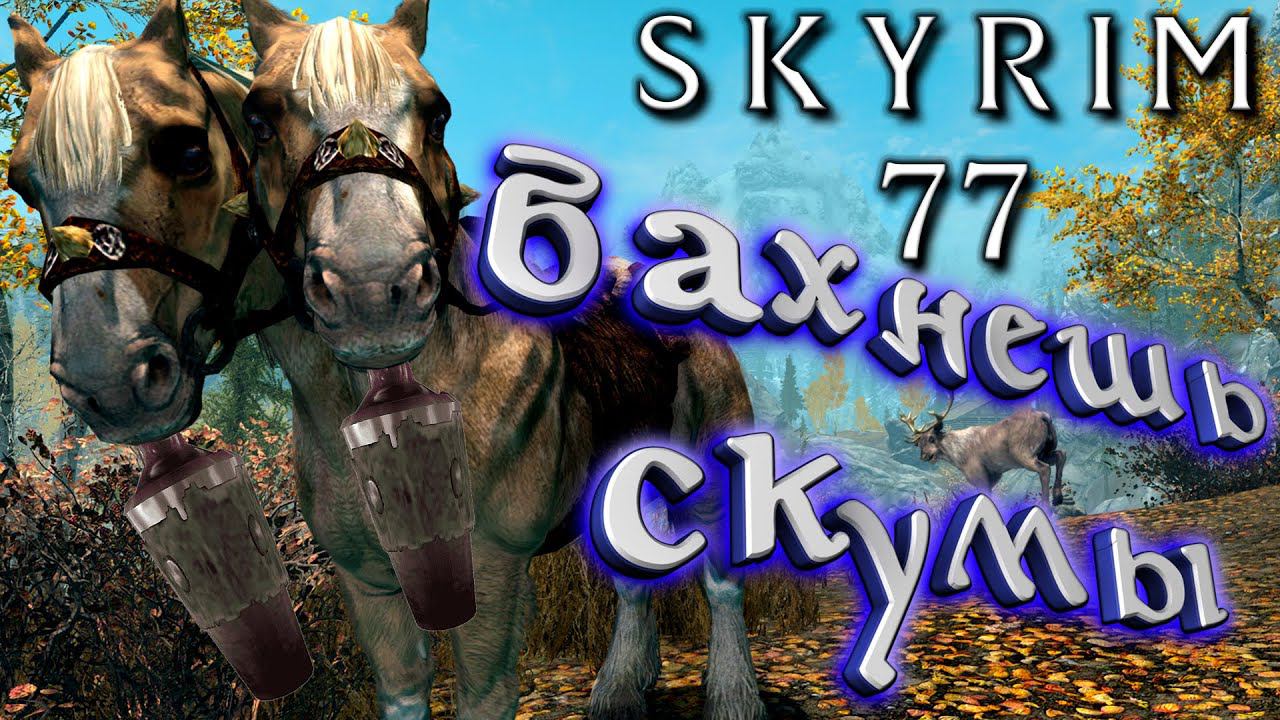 Skyrim - Торговцы скумой и конь Мороз Ч.77