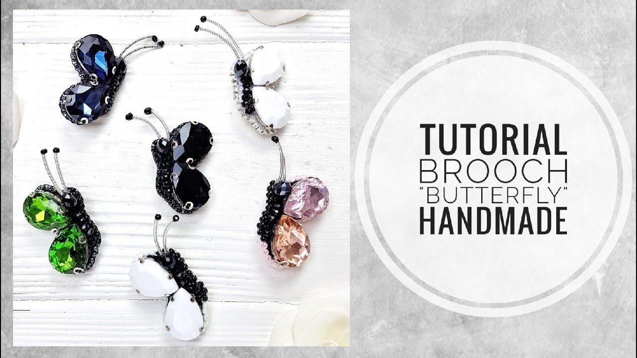 #МК - Брошь "Бабочка" своими руками | #Tutorial - Brooch "Butterfly" with his hands