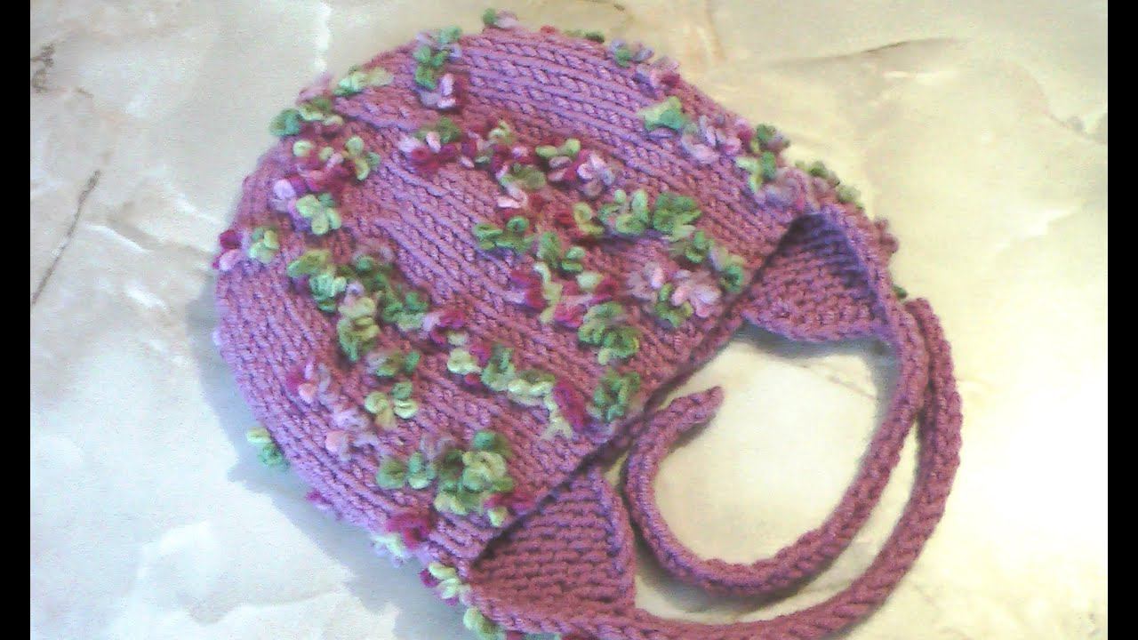 Двойная шапочка для девочки