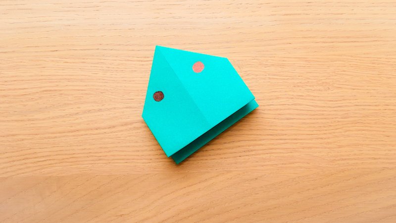 Самая простая лягушка оригами | Лягушка из бумаги