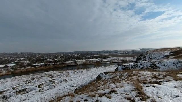 Заповедное урочище «Васильевка». Вид на реку Кальмиус