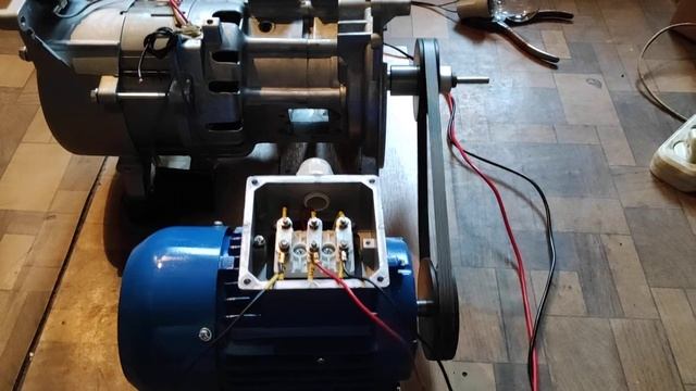 Генератор 950 ватт, после переделки ротора и вала.