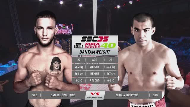 Горилла ММА Серия-40: SBC 35 | Даниэль Споллярич (Сербия) - Никола Йосипович (Хорватия)
