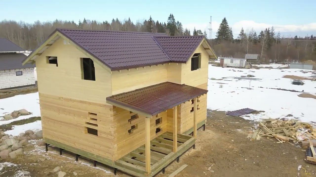 Дом из бруса под усадку 6×9 м² в СНТ «Порзолово» | Отзыв покупателя