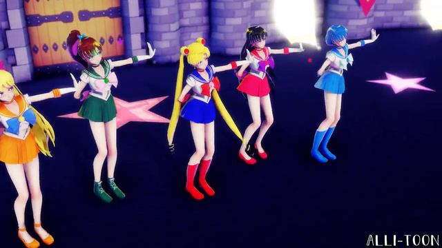 【MMD X Sailor Moon】Moonlight Densetsu (Model test).mp4