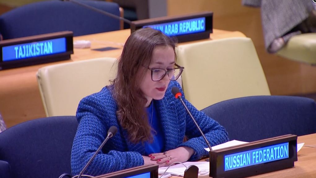 ? Д.А.Гильмутдинова в ООН. Выступление на заседании Рабочей группы по ревитализации ГА ООН 15.03.23