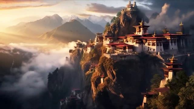 Прекрасная тибетская фэнтезийная музыка - Неземной эмбиент для сна, исцеления и релаксации