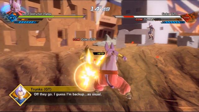 Dragon Ball Xenoverse 2 (PC) Beerus, Whis, Champa & Vados Gameplay