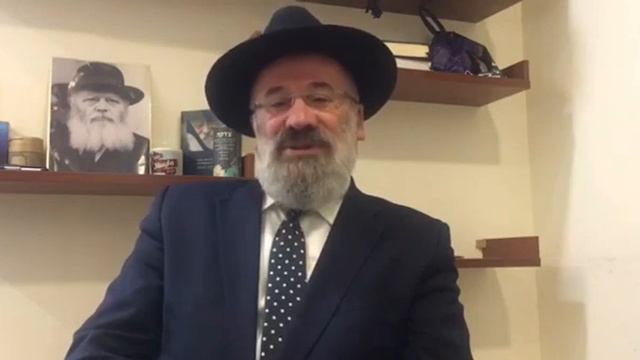 Приветствие главного раввина КЦ Эбраэли Авраама Элашвили