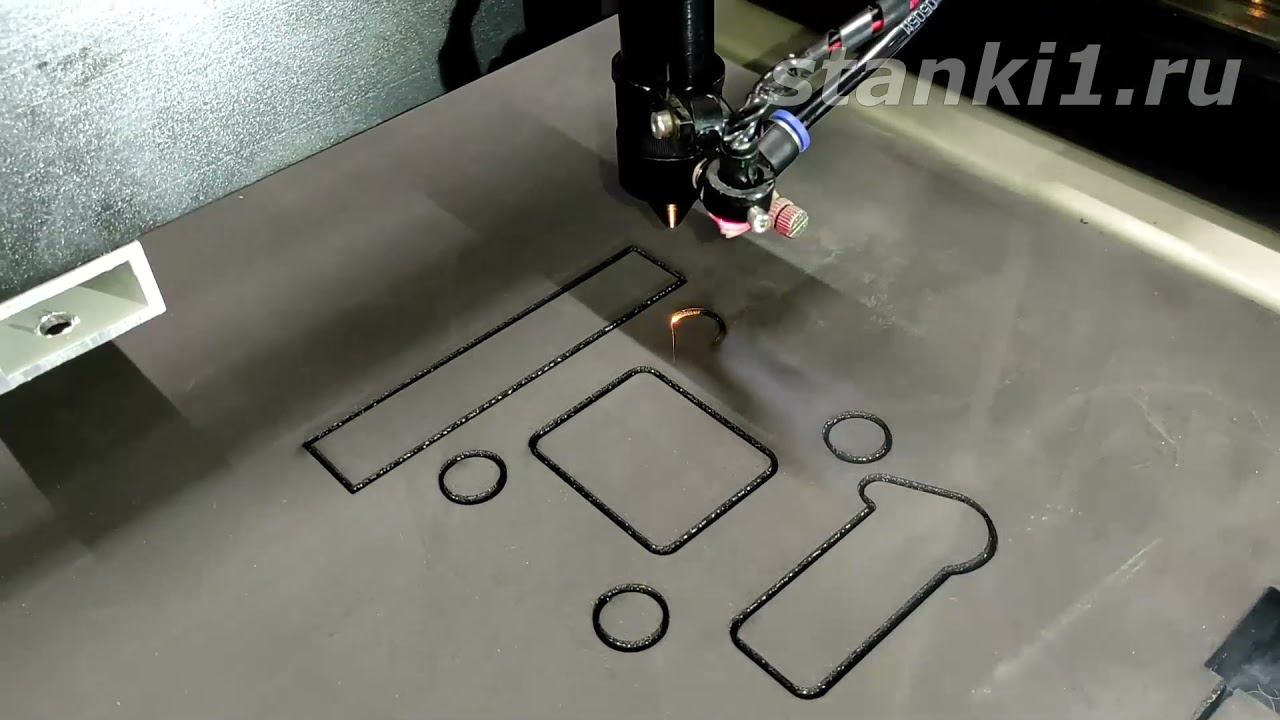 Пробуем резать материал ЭВА на лазерно-гравировальном станке LTT-Z1325H