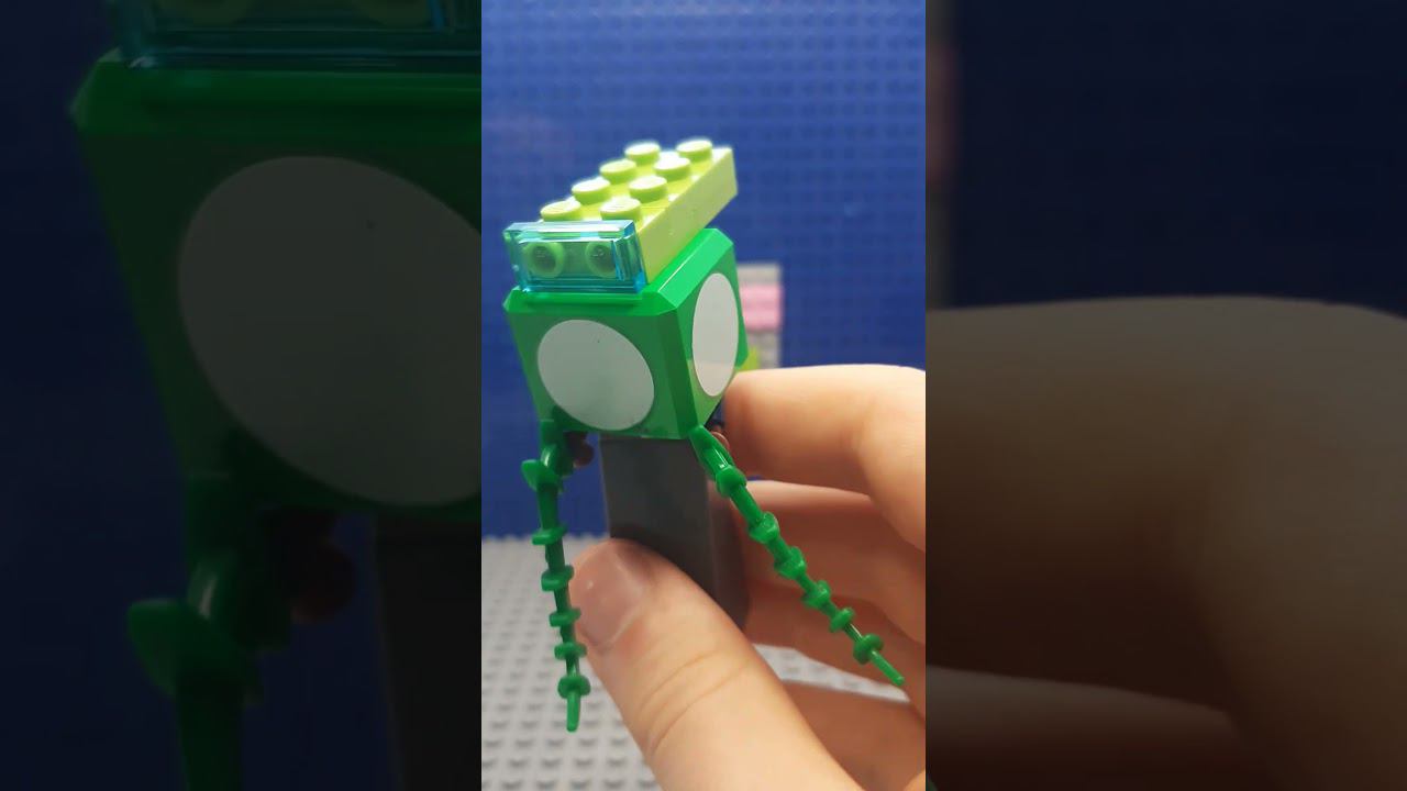 Как собрать зеленого травяного монстра из ЛЕГО от Мистера LEGO.