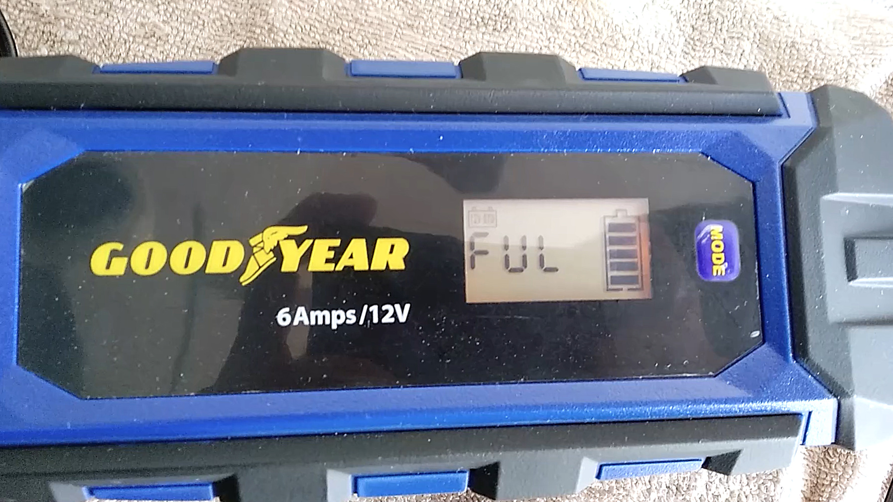 GOODYEAR CH 6A тест зарядного устройcтва на восстановление ДЕСУЛЬФОТАЦИЯ  RECOND.mp4