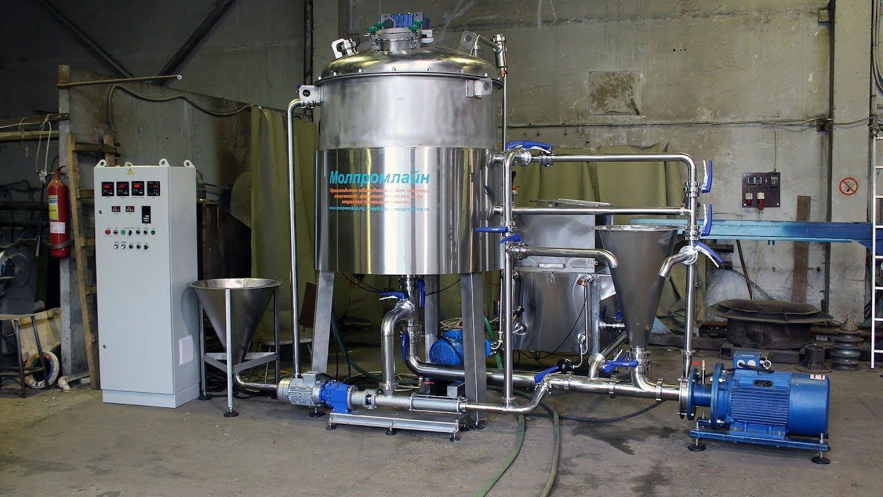 Линия производства Сгущенки по ТУ; Жировых и Фруктовых начинок