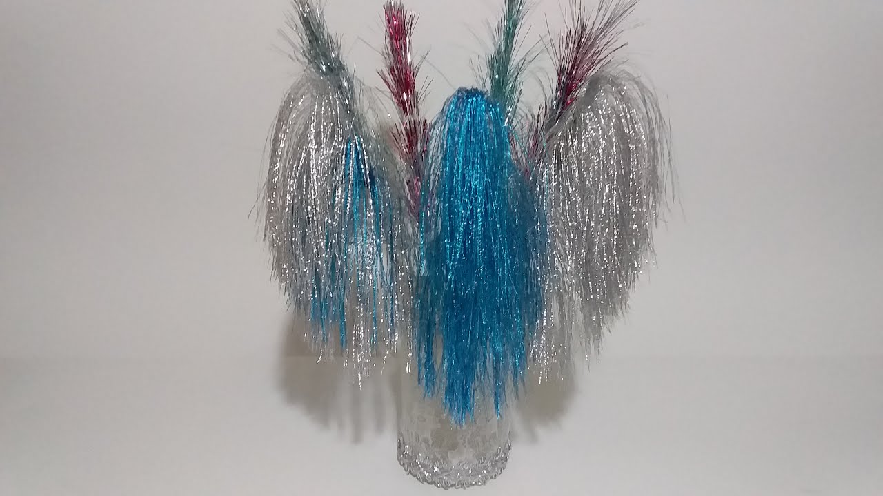 Рукоделие. Декор. Ваза. К Новому году, своими руками. Мастер класс. Пошаговый МК для начинающих.