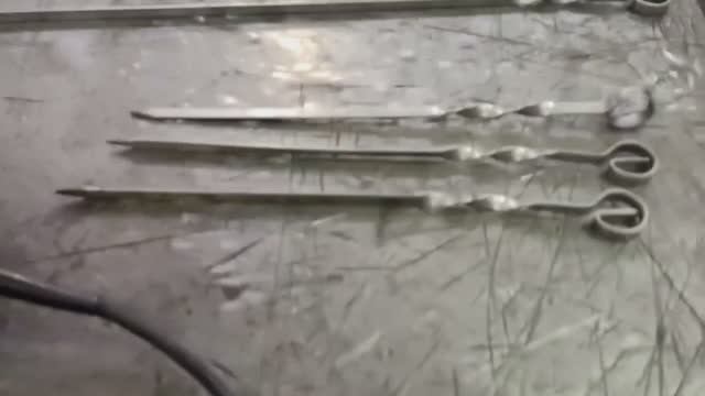 ОТец сделал шампура