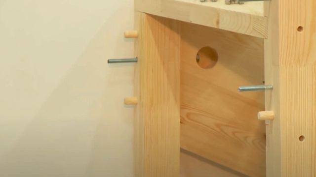 Сборка деревянной лестницы модель 01