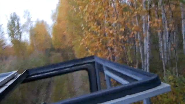 На вездеходах к избе по старому УЖД.mp4