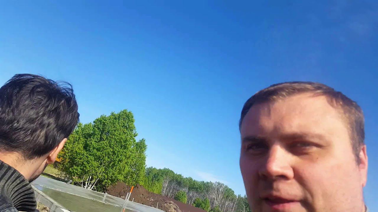 Свайно-ростверковый  (пол по грунту). Выпуск №4. Фундамент 12,8м на 9,2м  с. Малиновка.