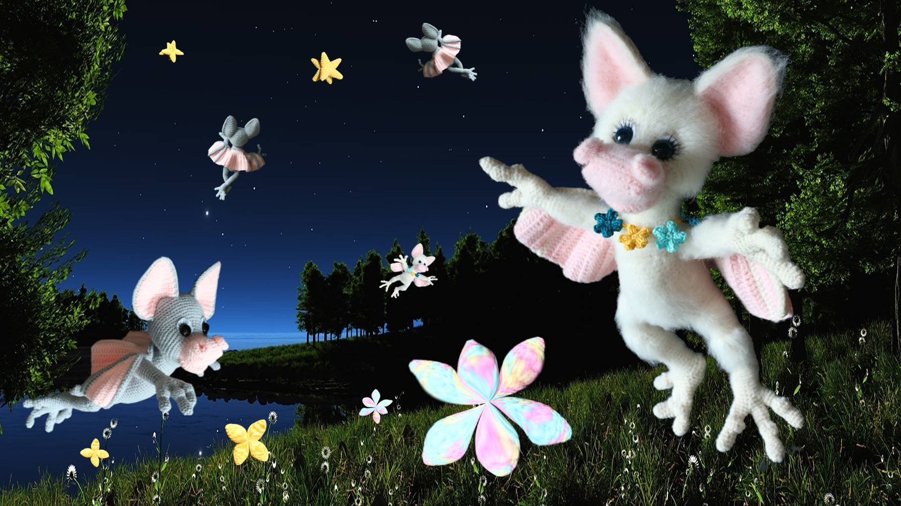 Летучая Мышь крючком (3 часть) Мастер-класс