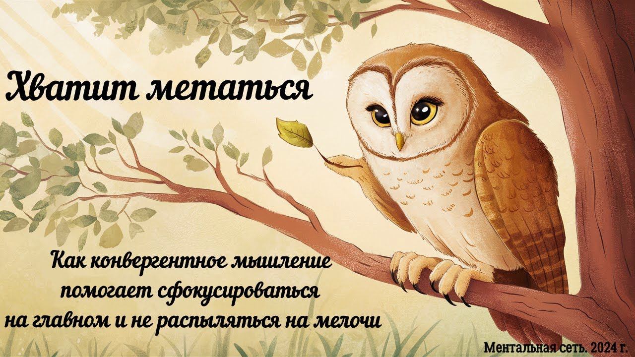Хватит метаться: как конвергентное мышление помогает сфокусироваться на главном