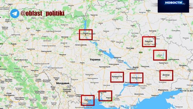 Карта боевых действий на 4.08.2022