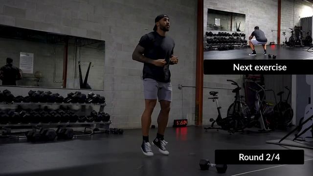 12MIN - BURN FAT -HOME LEG WORKOUT - ONE DUMBBELL.mp4