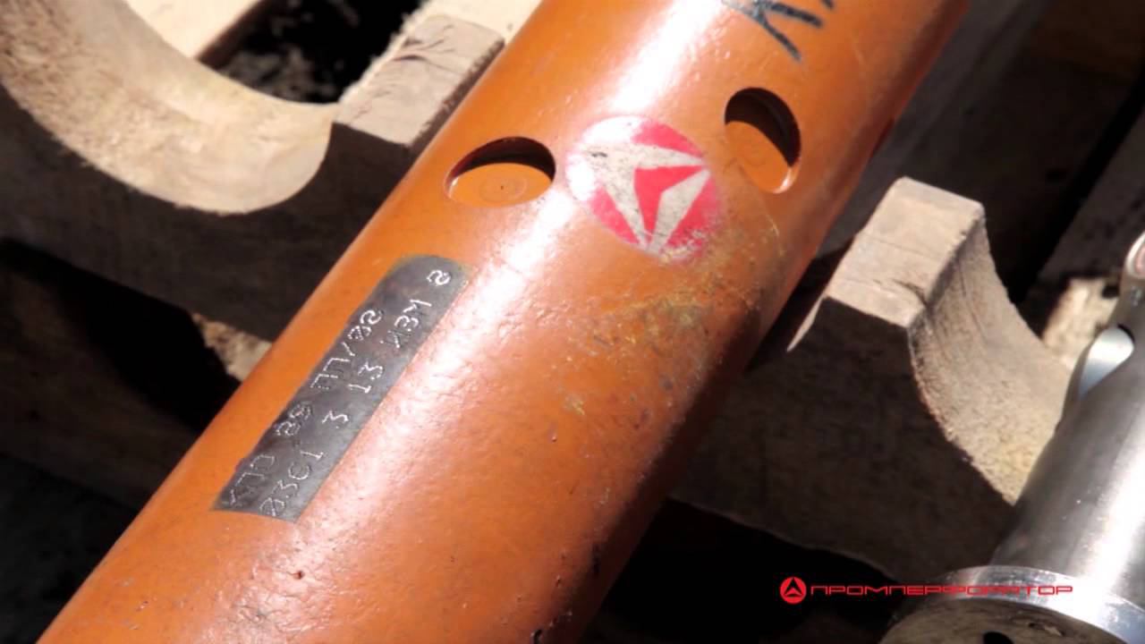 Испытание кумулятивного корпусного перфоратора однократного применения КПО89 с зарядами ЗКПО-ПП-22