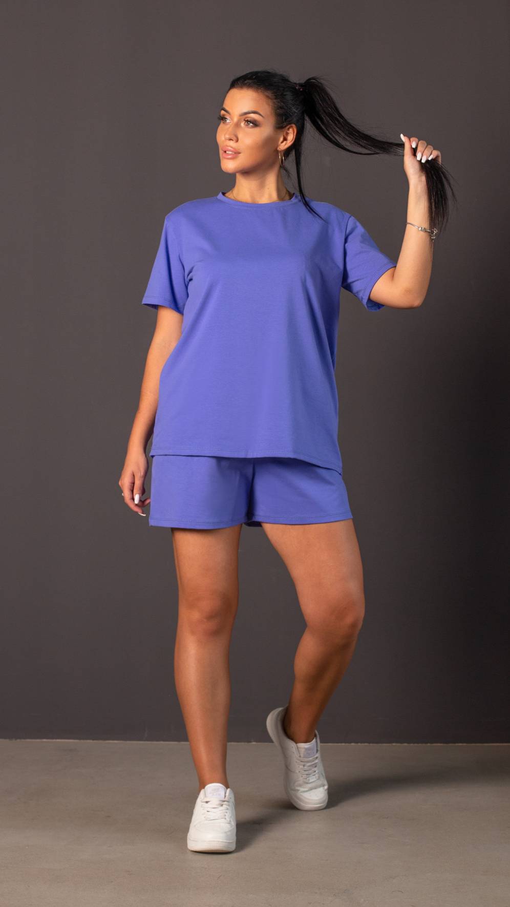 Костюм женский с шортами "ФЛАЙ" !!! Тренд 2024!!! Базовый ГАРДЕРОБ