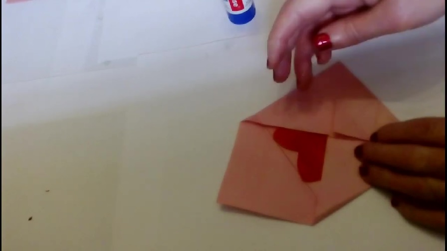 Как сделать конверт из бумаги быстро и легко. Валентинка. Поделка