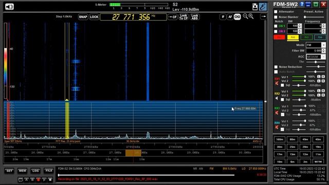 19.03.2023 11:51UTC, [CADS], Церковь Святой Троицы, Бэнбридж, Северная Ирландия, 27771.25кГц, 2743км