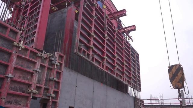 Ветрозащита и Самоподъемная опалубка от ГК ПСК на примере Д1 (проект 2021 года) и других объектов