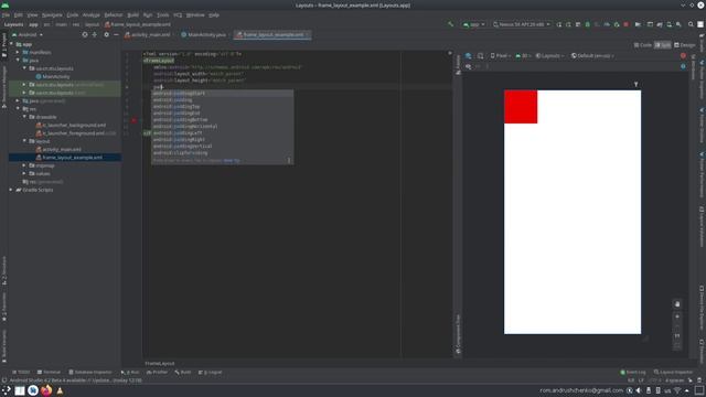 03. Android - Основы XML-разметки интерфейса пользователя