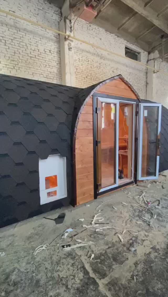 #Баня-Викинг, 2.4х6м. спецзаказ