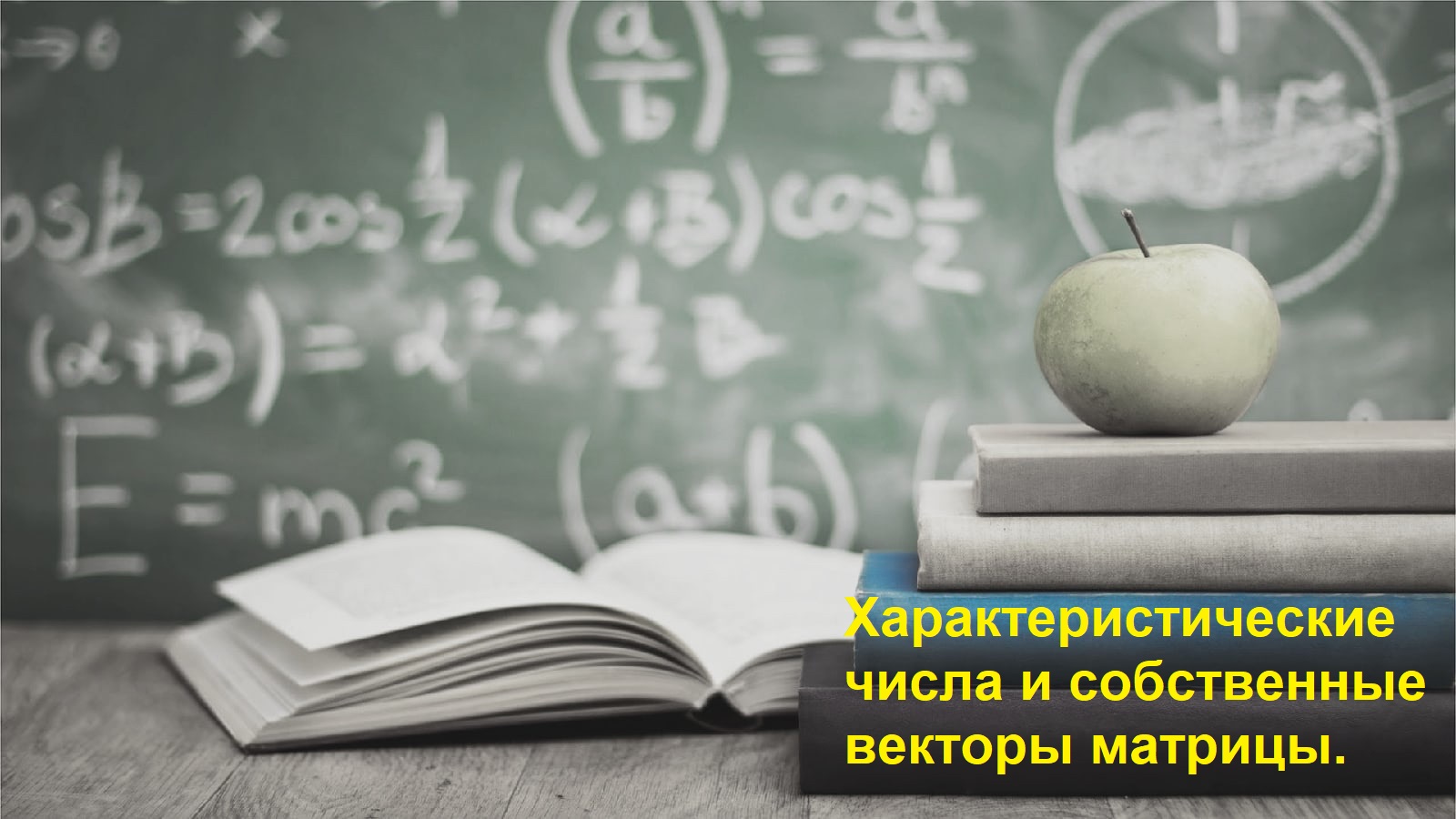 ВЫСШАЯ МАТЕМАТИКА. 1.12 Характеристические числа и собственные векторы матрицы.