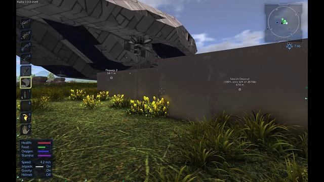 Empyrion 0015. Альфа 3.0.0. Голосование и строительство фундамента под базу