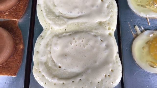 Оригинальный корейский яичный хлеб. Уличная еда