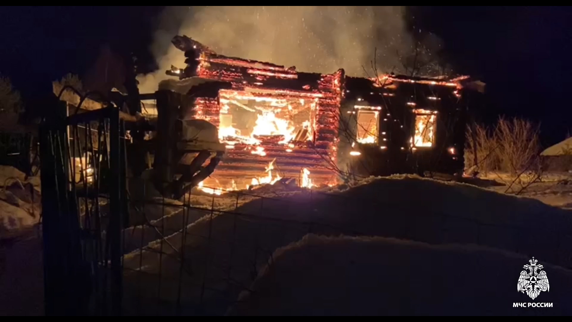 (Рыбинск-40) ПОЖАР В ДЁМИНО