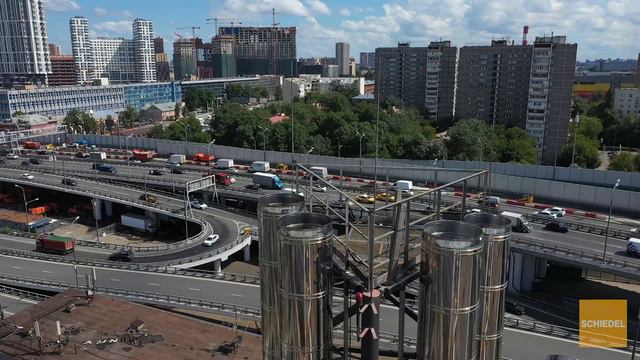 Котельная Электродепо «Нижегородское» в г. Москва с дымоходами Schiedel