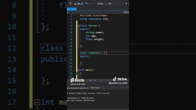как научица програмиравать!!! [что таое приватные и побличьные  CLASS USER 2]