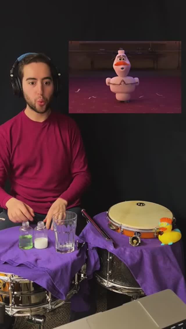 Олаф, но со звуковыми эффектами