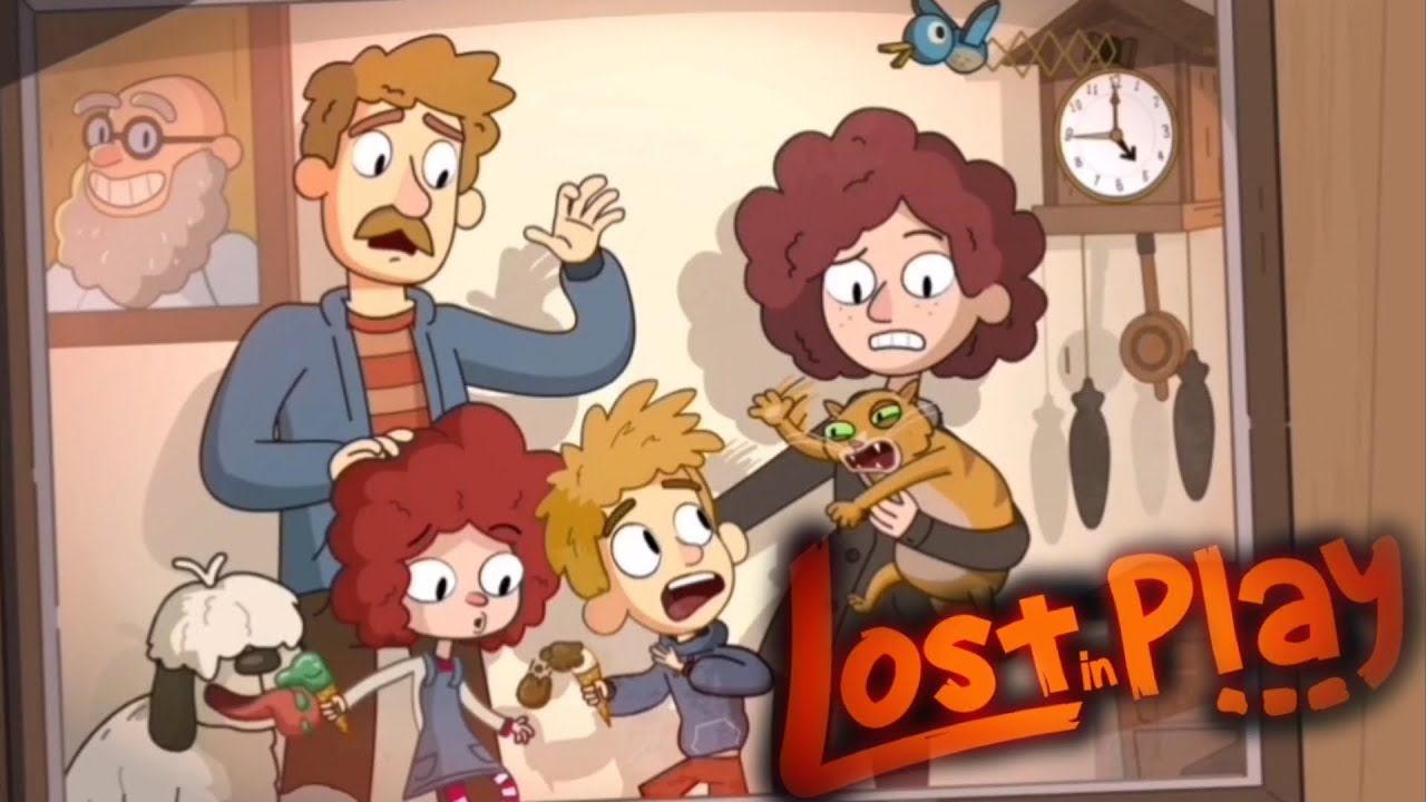 Lost in Play (Потерянный в игре) эпизоды 1-3, милая головоломка глазами детей