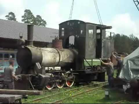 Демонтаж будки паровоза Фт4-028 2009.05.29