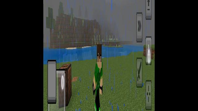 Призвал дождь и молнию в Майнкрафте