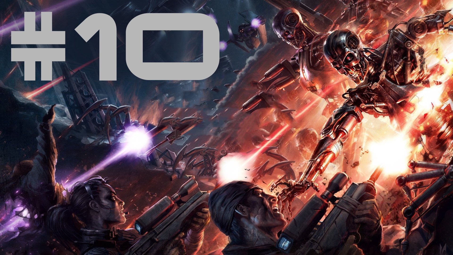 Terminator: Resistance - Бой с Лазутчиком #10