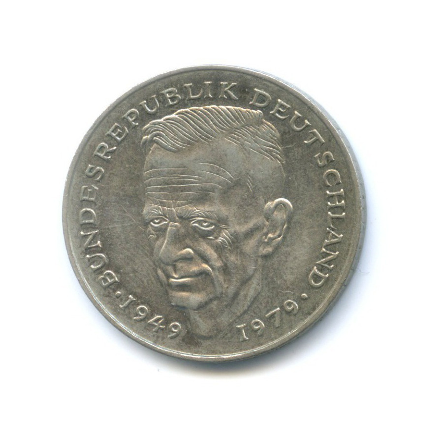 Монеты мира.Монеты ФРГ. 2 DEUTSCHE MARK.Нумизматика.Нумизмат.Коллекционирование монет. Startup №-44