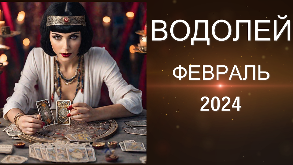 ВОДОЛЕЙ♒ ТАРО на ФЕВРАЛЬ 2024. Внезапная ЛЮБОВЬ и новые ШАНСЫ ❤️