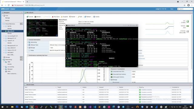 Настройка VLAN и DHCP на MikroTik.