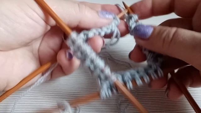 Ровный край при круговом вязании