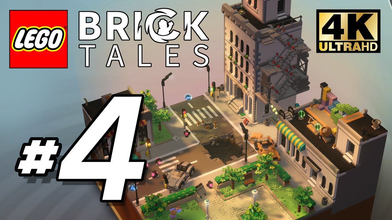 LEGO Bricktales -  City Stage - PS5 4K 60FPS Walkthrough Part 4 Playthrough