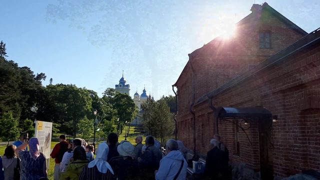 На острове Коневец